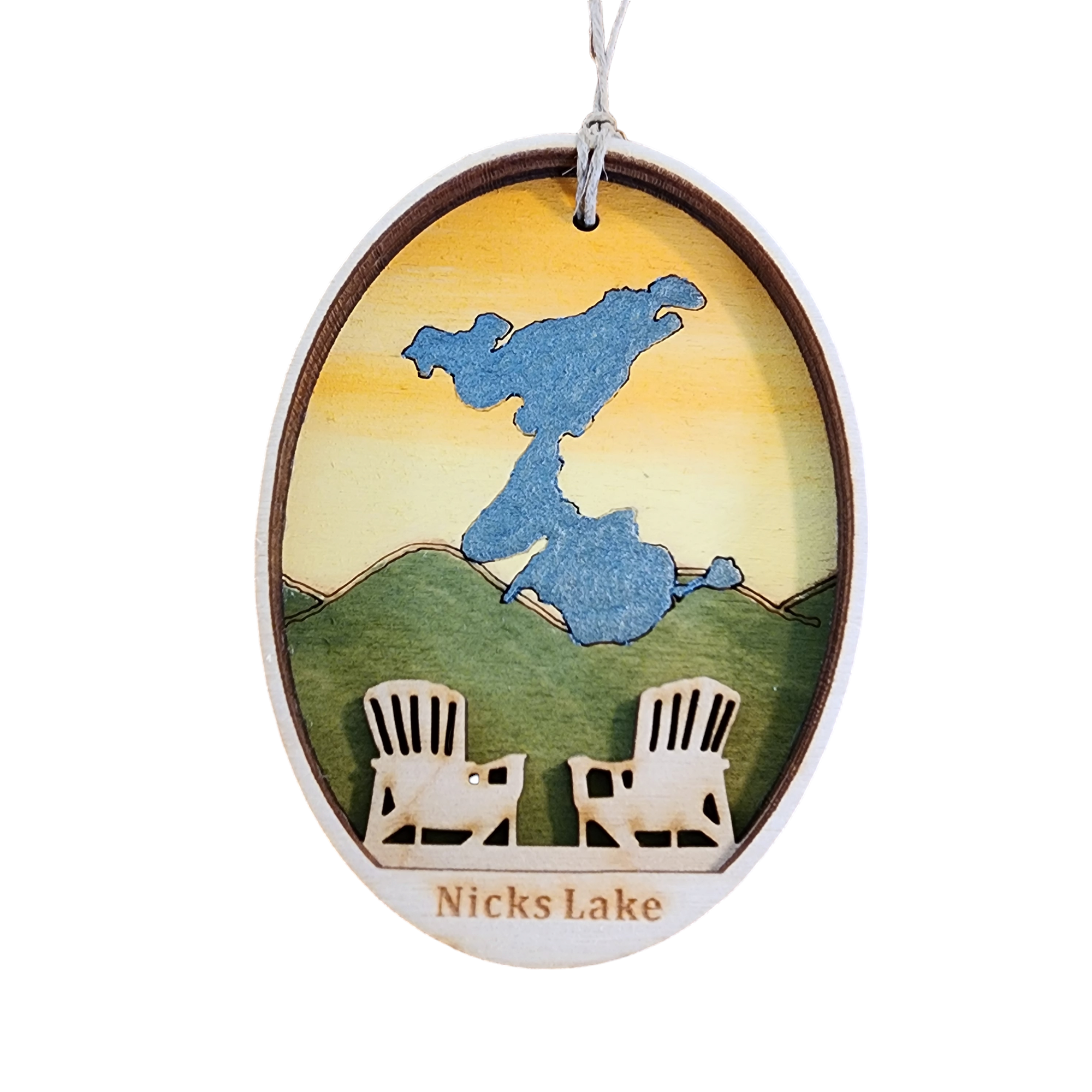 Nicks Lake Ornament – Life in the ADK