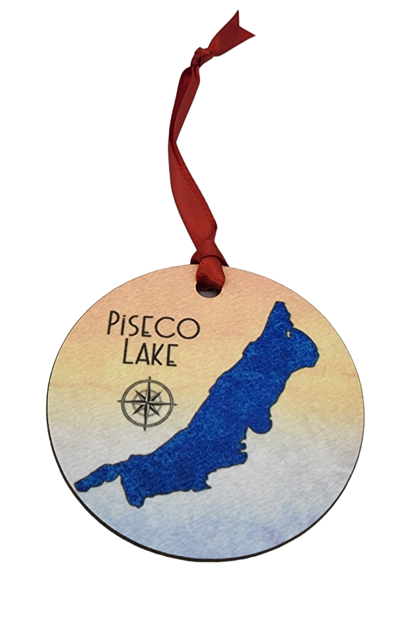 Piseco Lake Ornament – Life in the ADK